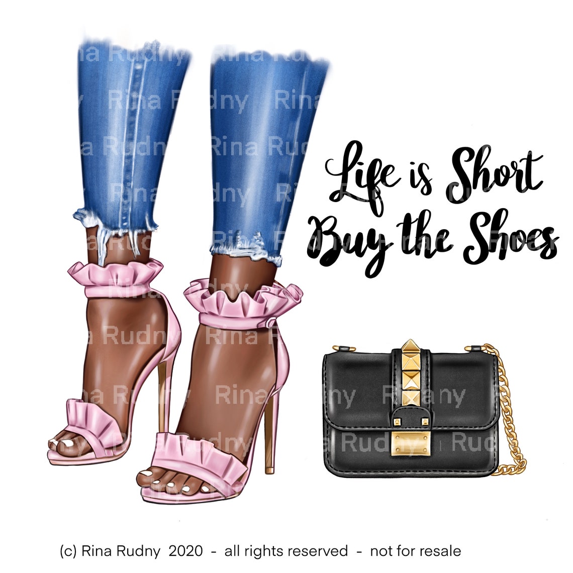 Shoes Clipart Fashion Clipart Beauty Clipart Fashion Bag - Etsy