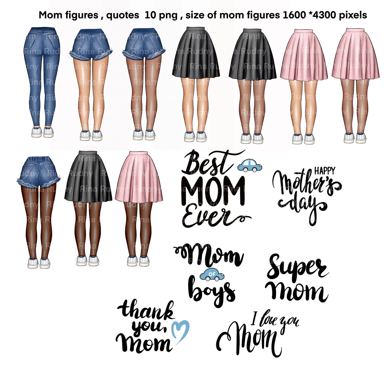 Mom Clip Art Mothers Day Clipart Mother Boys Clipart Dad | Etsy