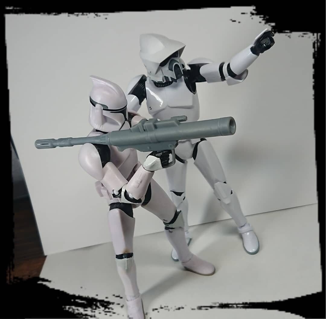 Rocket Launcher RL Custom Action Figure Accessory 6 Inch Scale Resin 3D ...