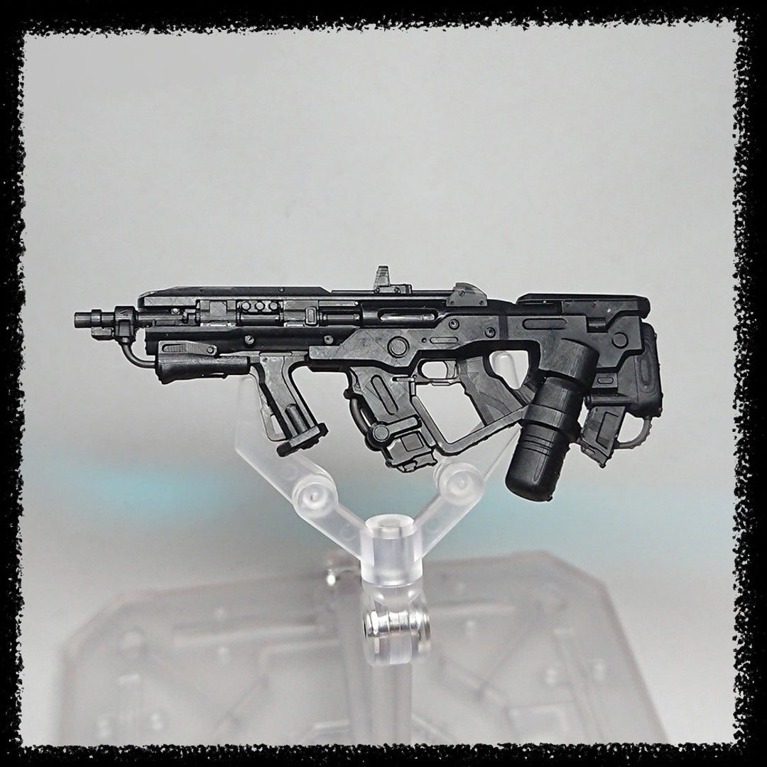 Xeno Rifle F [flamethrower Type] - Custom Action Figure Accessory ...