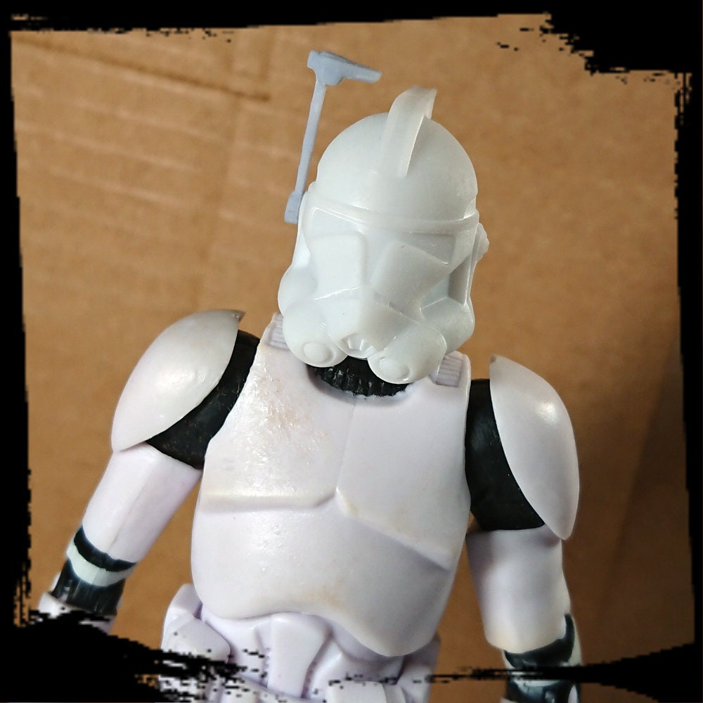 Space Trooper Helmet B HELM-B Custom Action Figure | Etsy
