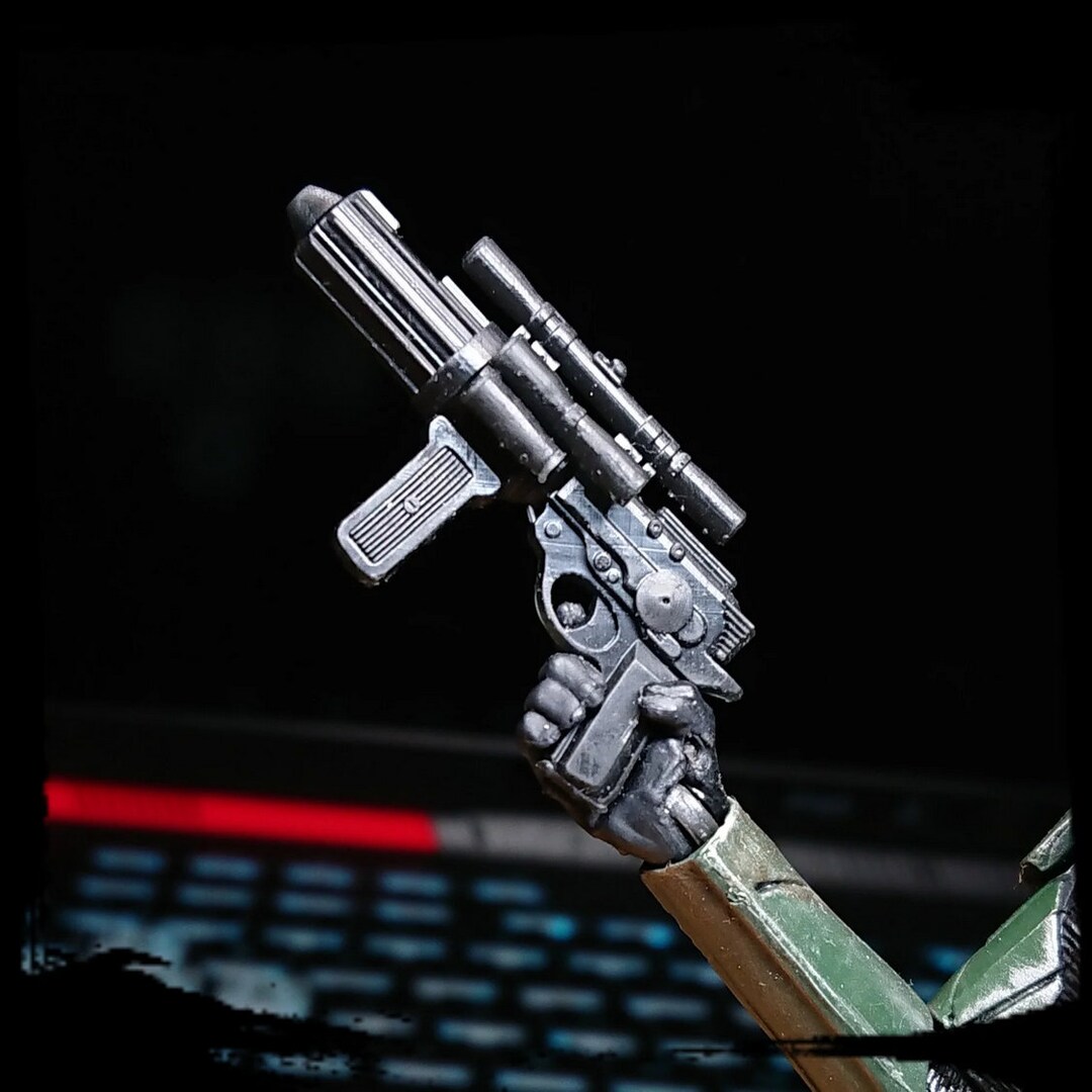 Laser Pistol G - Custom Action Figure Weapon - 6 Inch Scale - Resin 3D ...