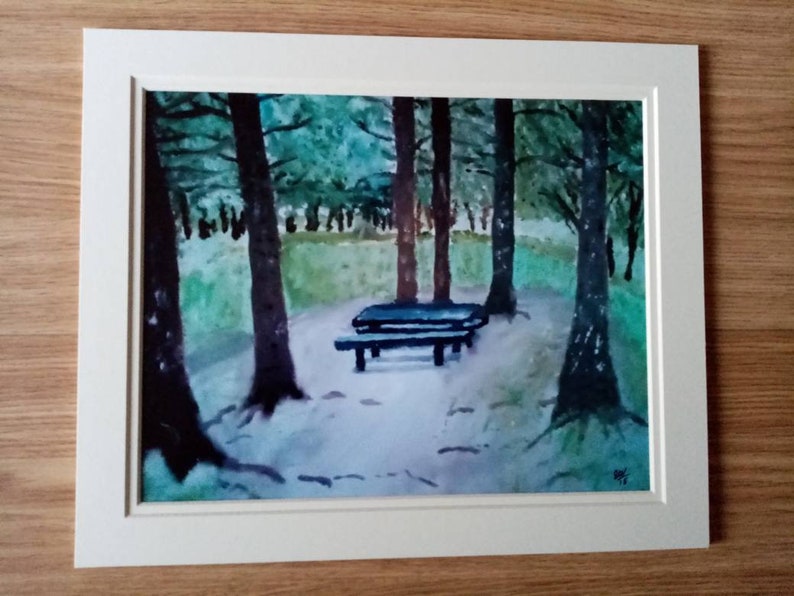Painting Print of 'colligan Wood'. Co. Waterford. Ireland. - Etsy