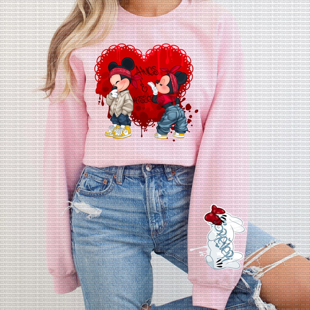 Mickey and Minnie, Homie, Valentine's Day,tshirt and Sweatshirt ...