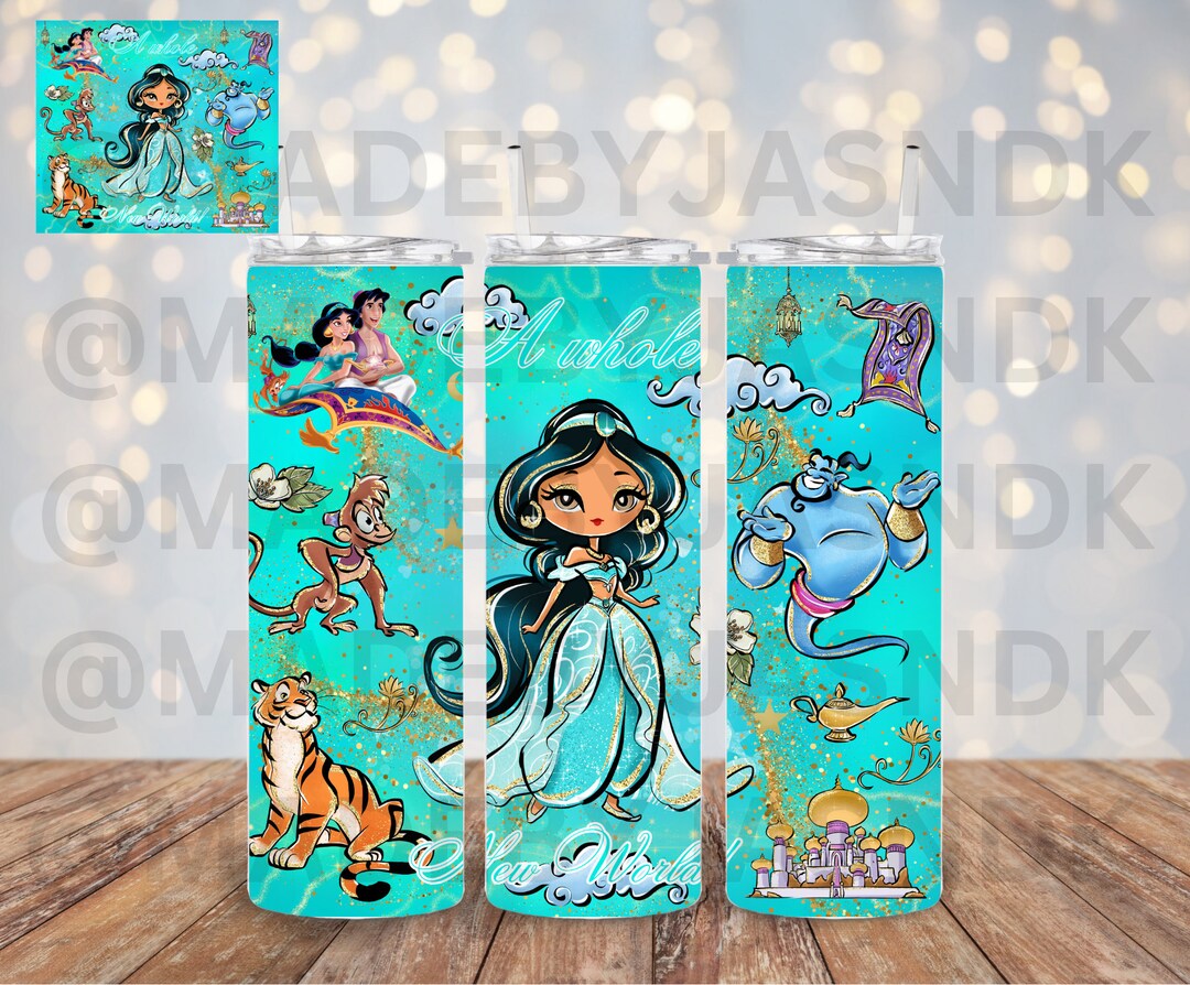 Jasmine, Tumbler, Tumbler Wrap 20 Oz Tumbler Sublimation, Png File ...