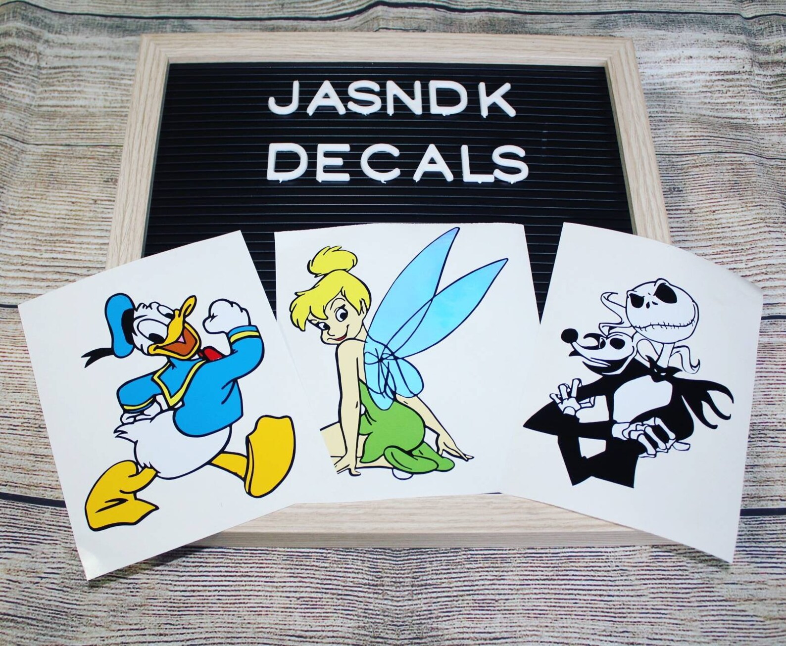 Vinyl Disney decals handmade and other character for | Etsy