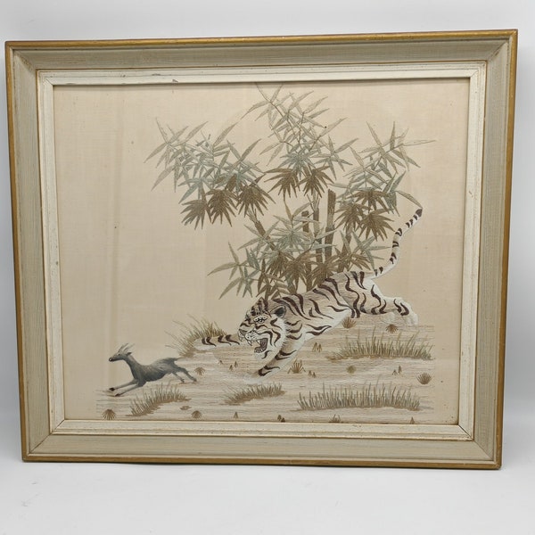 Tiger Silk Painting - Etsy