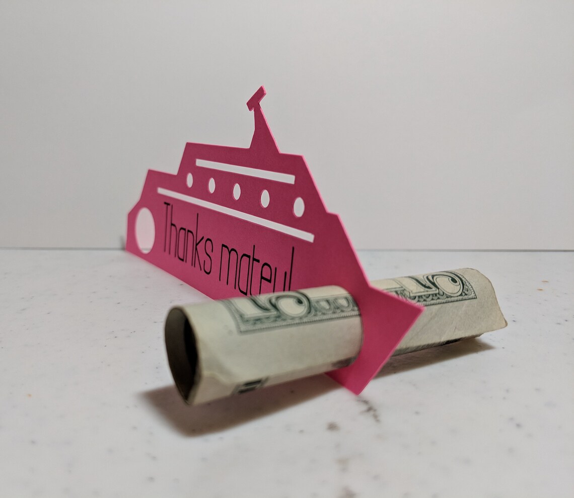 7 Pack Cruise Ship Money Holders / Tip Envelopes - Etsy