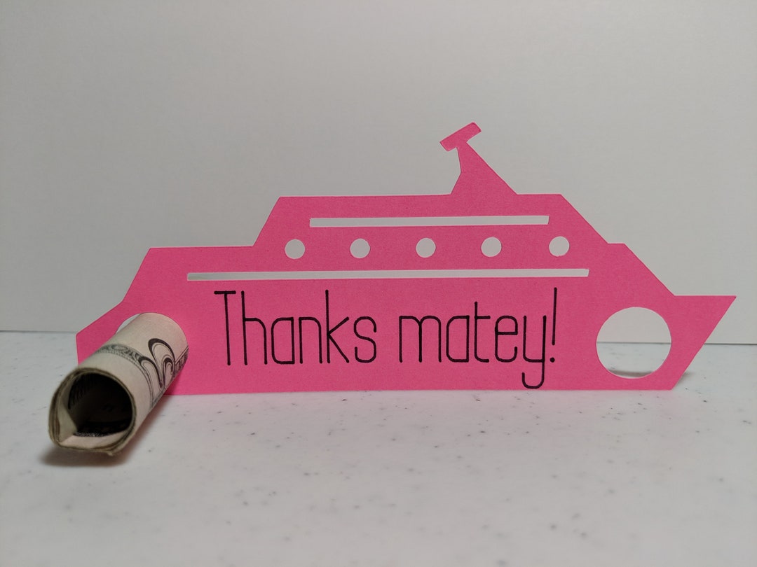 7 Pack Cruise Ship Money Holders / Tip Envelopes - Etsy