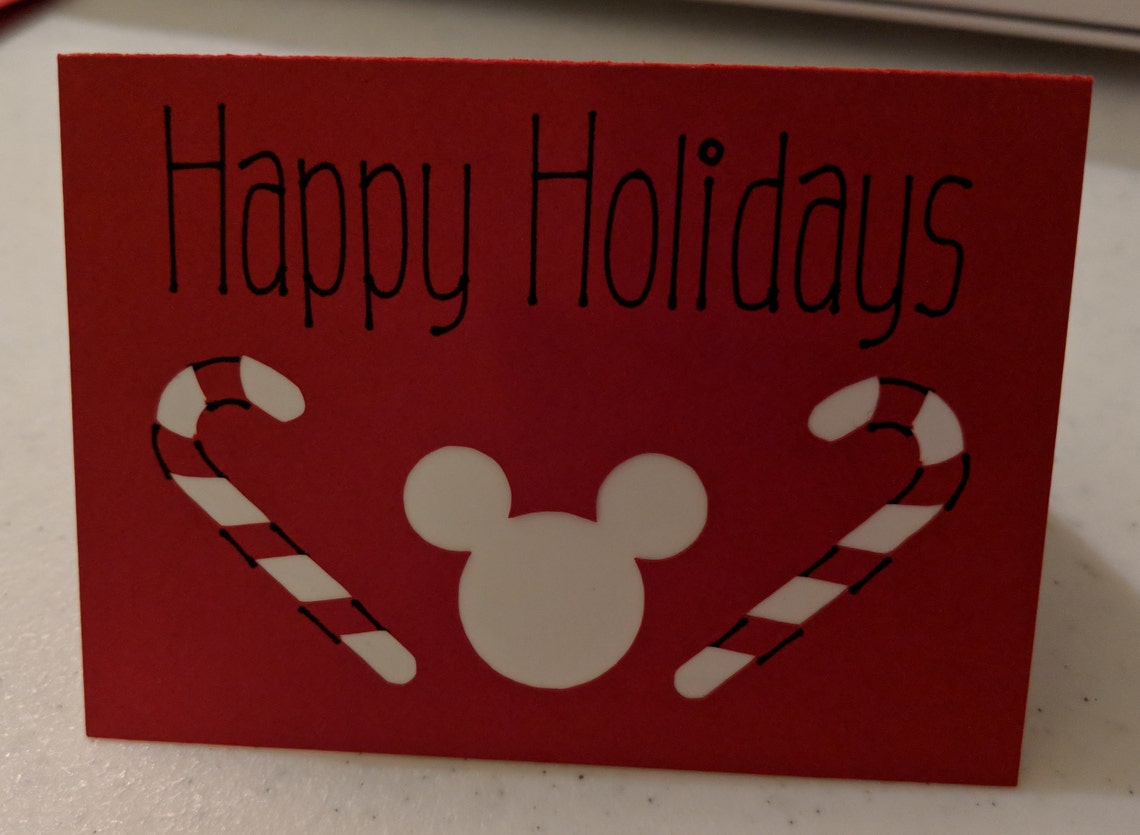 6 pack Disney Mousekeeping envelopes Holiday themed | Etsy