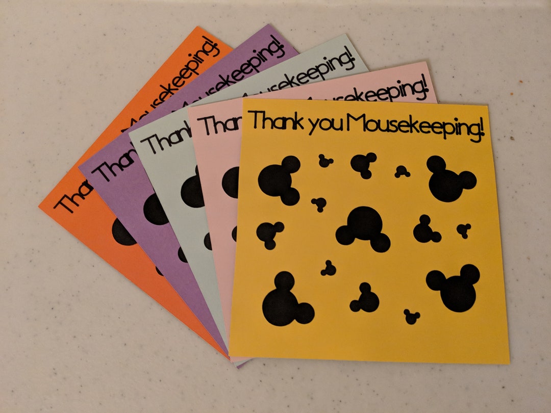 5 Pack Disney Mousekeeping Envelopes - Mickey Mouse! - Etsy
