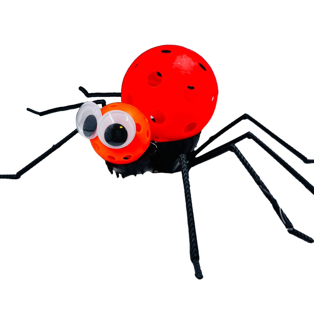 Halloween Pickleball Spider: Upcycled Pickleball Gift - Etsy