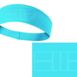 Pickleball Court Design Headband...pickleball Headbands | Etsy