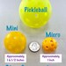 Mini Pickleball Necklace... Lights With 6 Different Modes Pickleballs ...