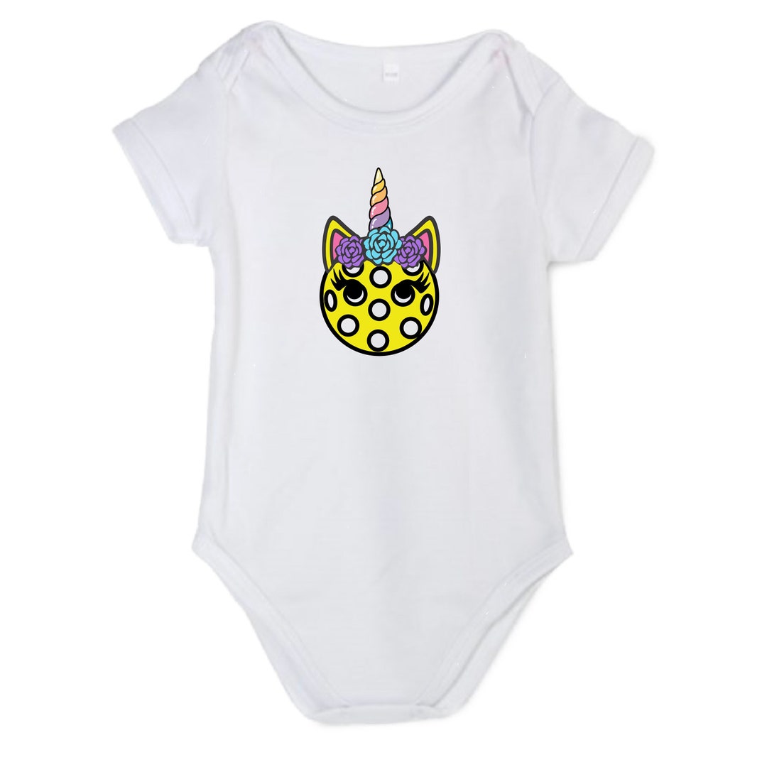 Pickleball Unicorn One Piece Pickleball Baby One Piece..pickleball One ...