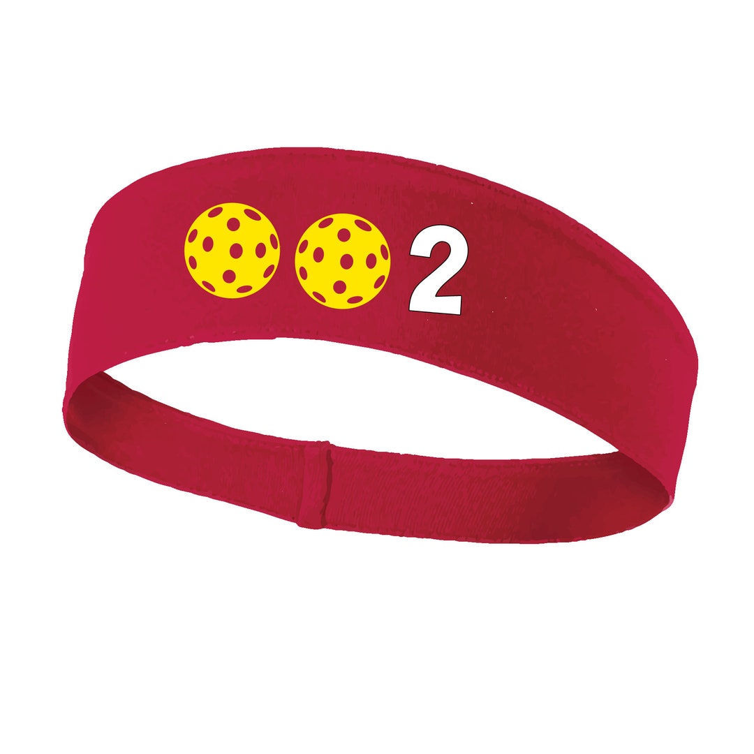 002 Balls Headband...pickleball Headbands Pickleball Head Gear Pickleball Clothing Customizable ...