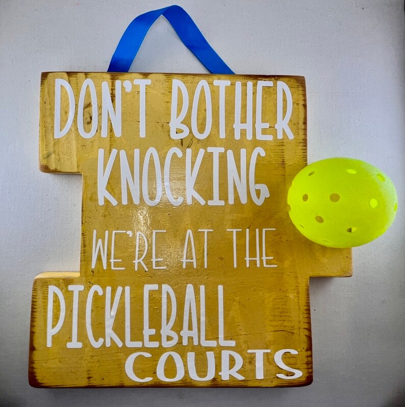 Pickleball Home Decor Door Decorations... Funny Pickleball - Etsy