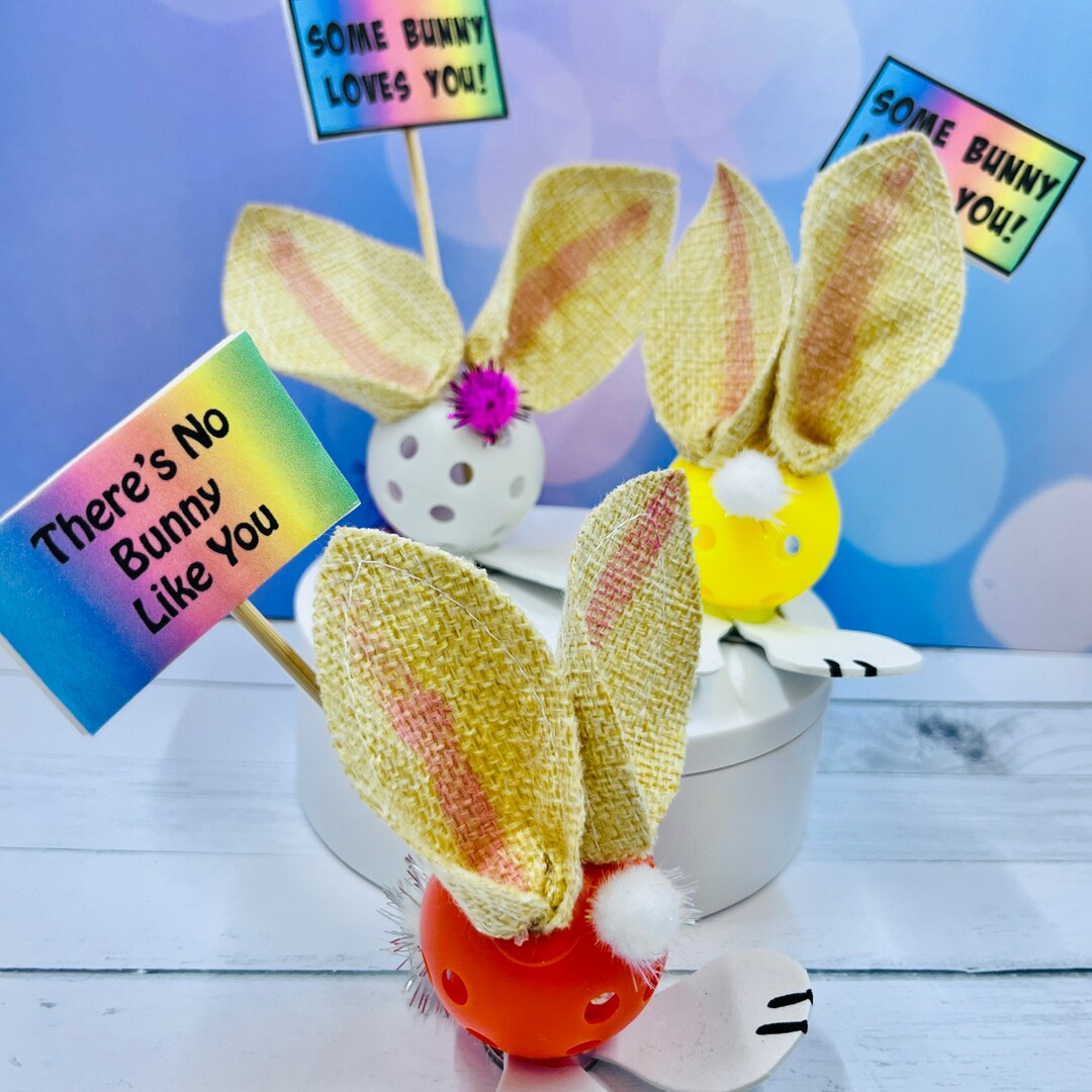 Easter Pickleball Friends... Easter Pickleball Decor.. Unique ...