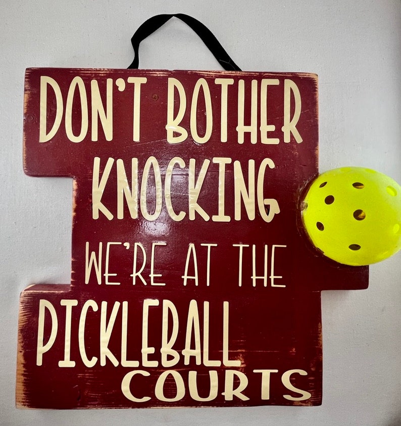 Pickleball Home Decor Door Decorations... Funny Pickleball - Etsy