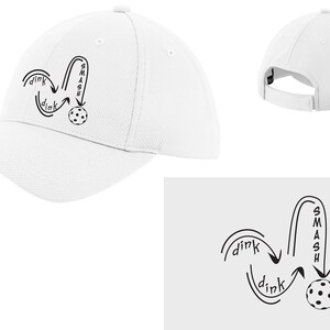 Dink Dink Smash Hat Pickleball... Unique Customizable Pickleball Hat ...