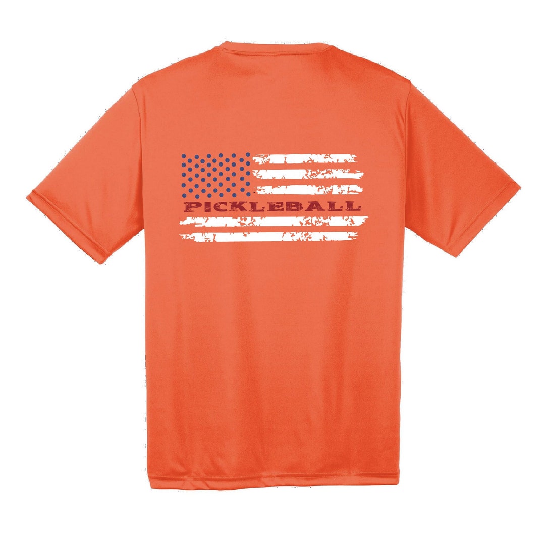 Pickleball Flag horizontal Youth Athletic Shirt 100% Polyester - Etsy
