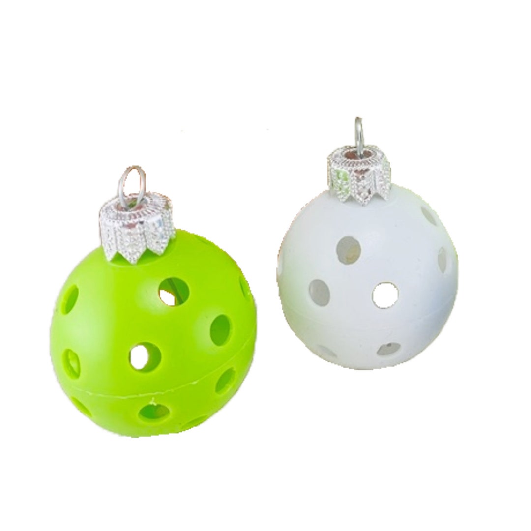 Mini Pickleball CHRISTMAS TREES ORNAMENTS Tabletop Pickleball Ornament ...