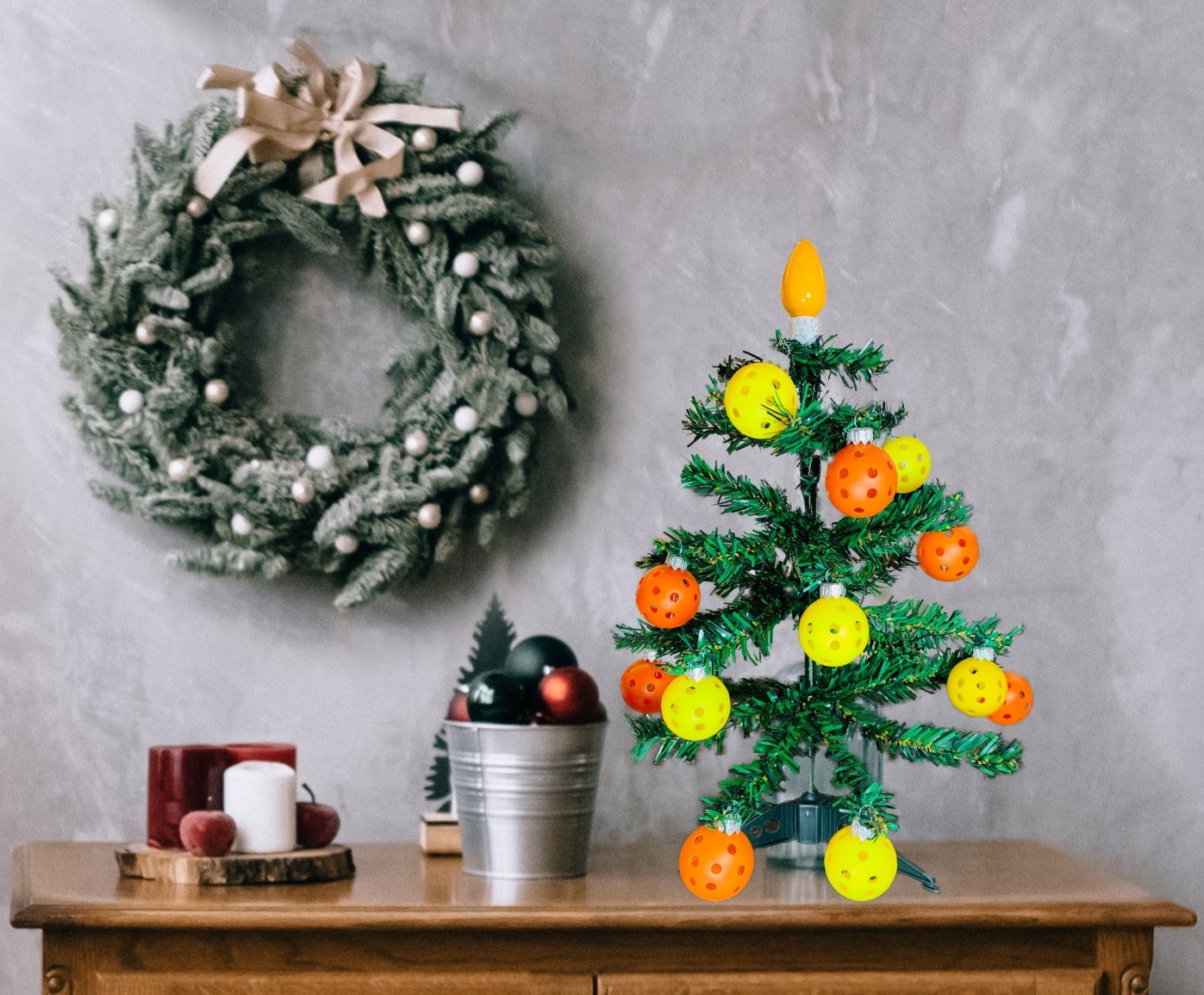 Pickleball Green Christmas Trees-pickleball Holiday-pickleball - Etsy