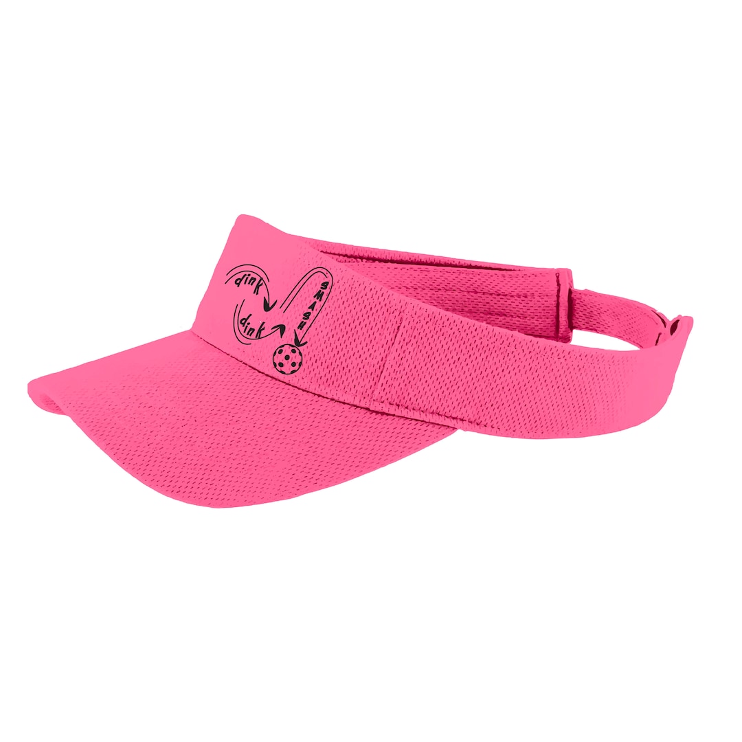 Dink Dink Smash Visors... Unique Pickleball Visor Pickleball Head Gear ...