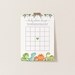 Dinosaur Baby Shower Bingo Game, Dinosaur Bingo Game, Dinosaur Baby ...