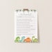 Dinosaur Baby Shower Dad Knows Best Game Dinosaur Dad Knows - Etsy