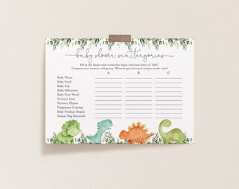 Dinosaur Baby Shower Word Search Game, Dinosaur Word Search Game ...