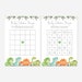 Dinosaur Baby Shower Bingo Game Dinosaur Bingo Game Dinosaur | Etsy