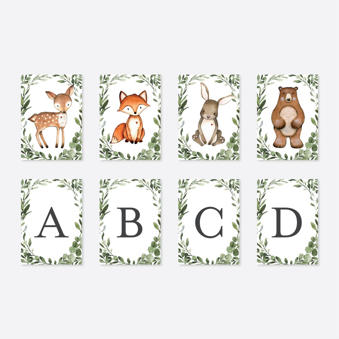 Woodland Birthday Party Banner, Woodland Animals Party Banner, Woodland ...