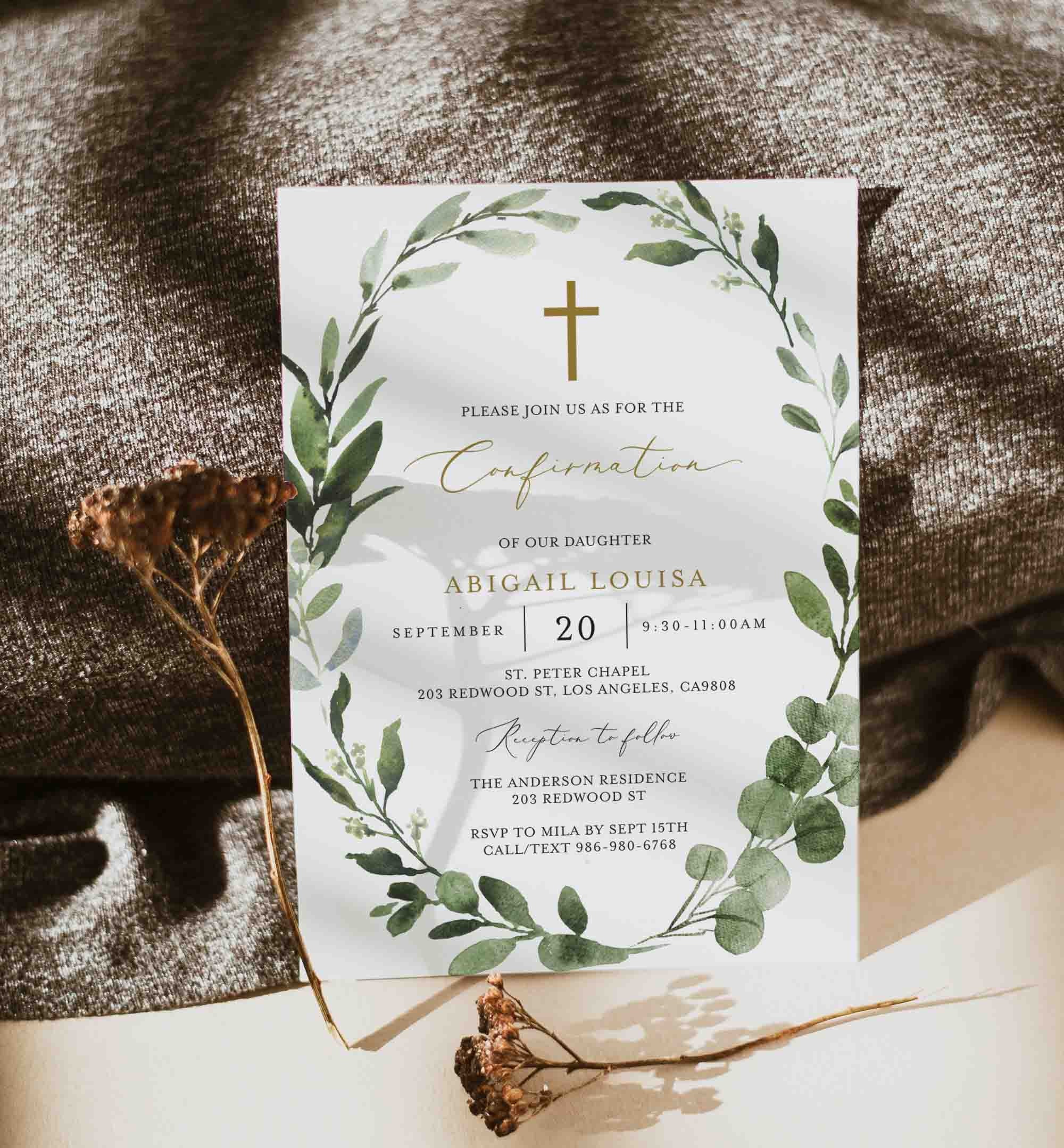 Confirmation Invitations