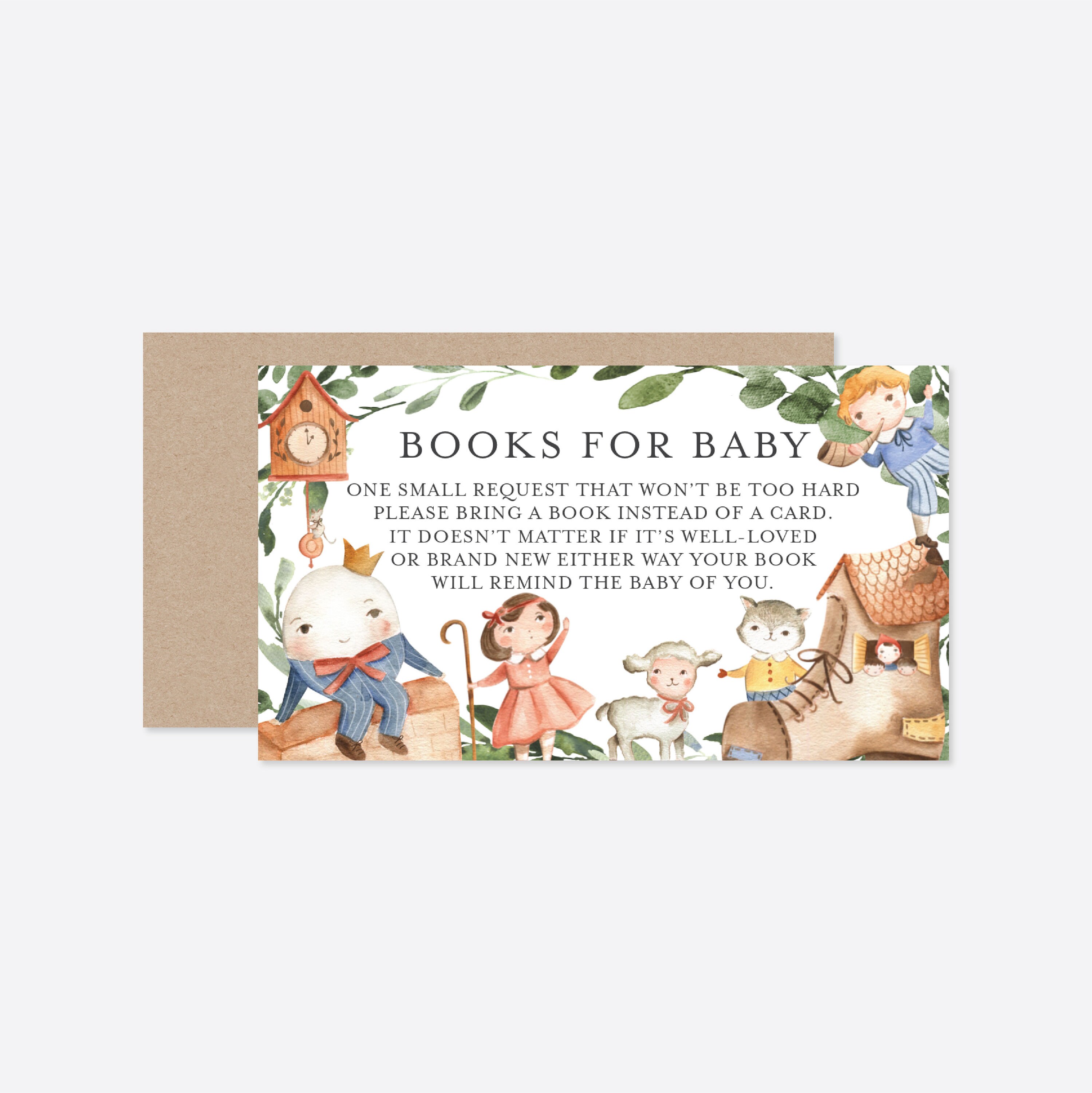 Nursery Rhyme Baby Shower Books for Baby Nursery Rhyme Books - Etsy
