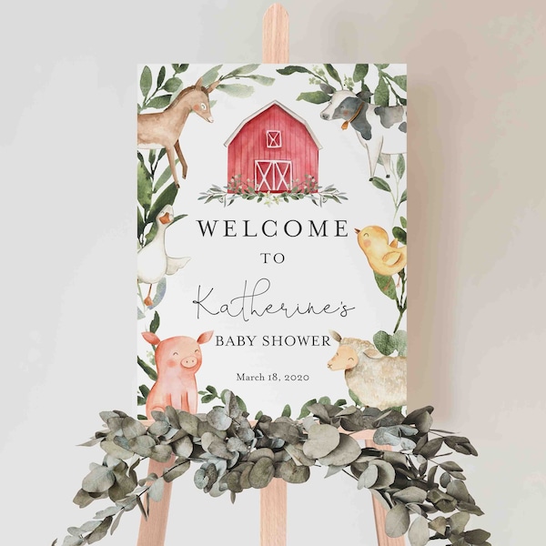 Farm Baby Shower - Etsy