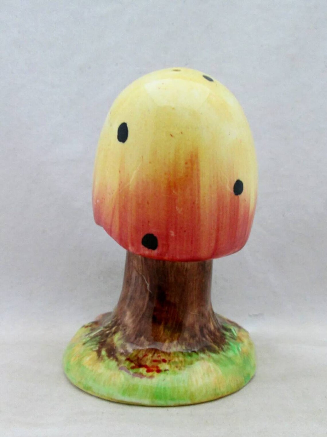Antique Morley Staffordshire Pottery Pixie With Toadstool Salt Pot ...