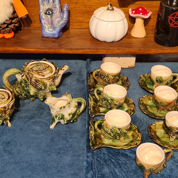 Majolica Tea Set - Etsy