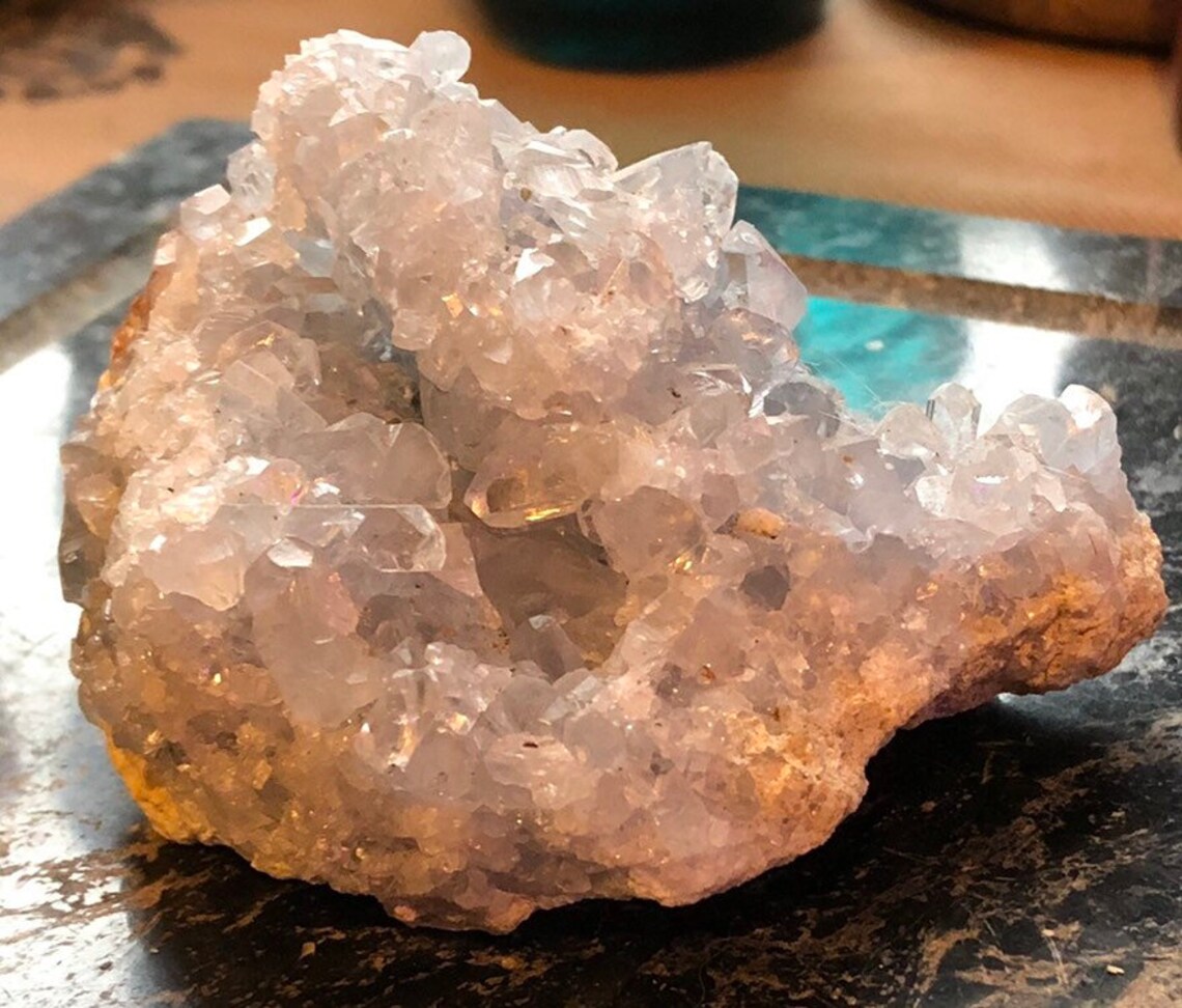 Blue Celestine Crystal Blue Celestite Cluster Natural | Etsy