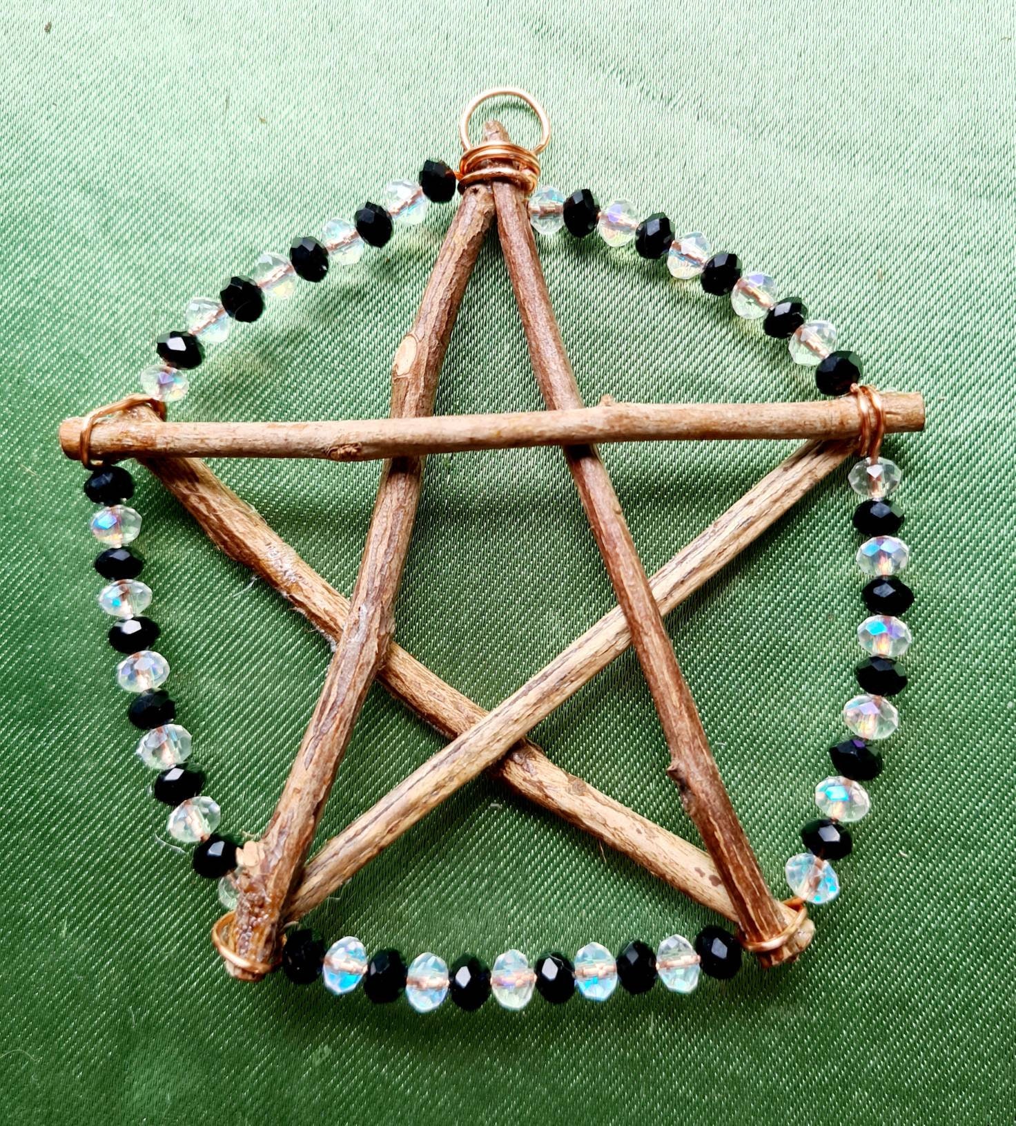 Altar Pentacle Altar Piece, Pagan, Witchcraft, Wiccan, Tree Decoration ...