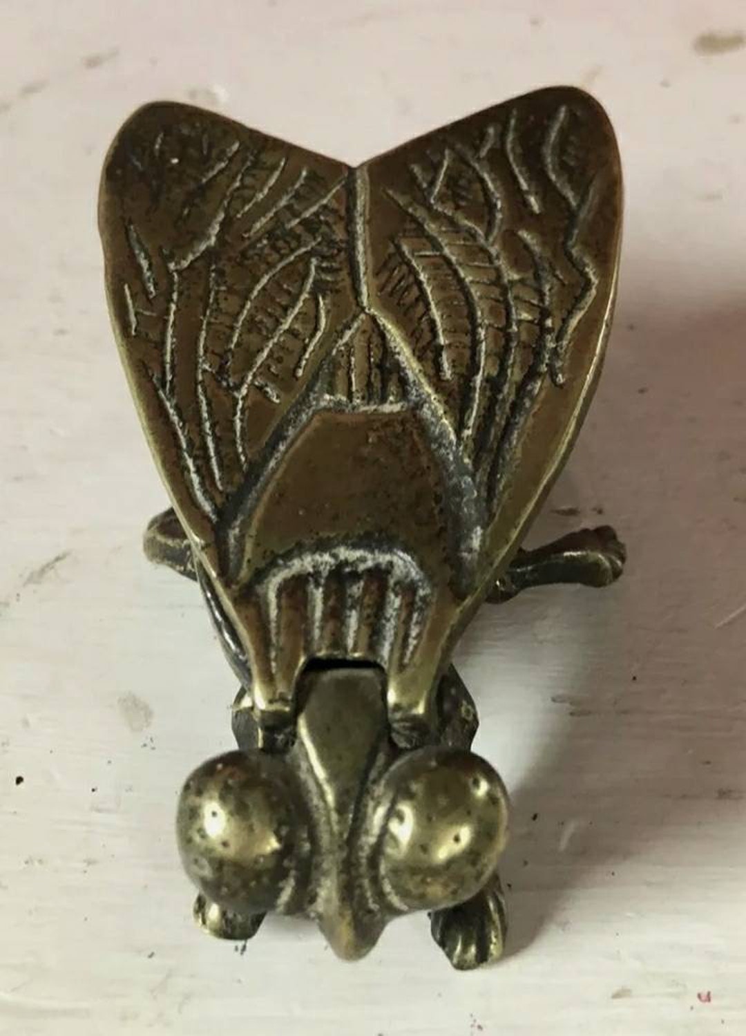 Antique Brass Fly Trinket Box Vintage Brass Insect Vesta - Etsy