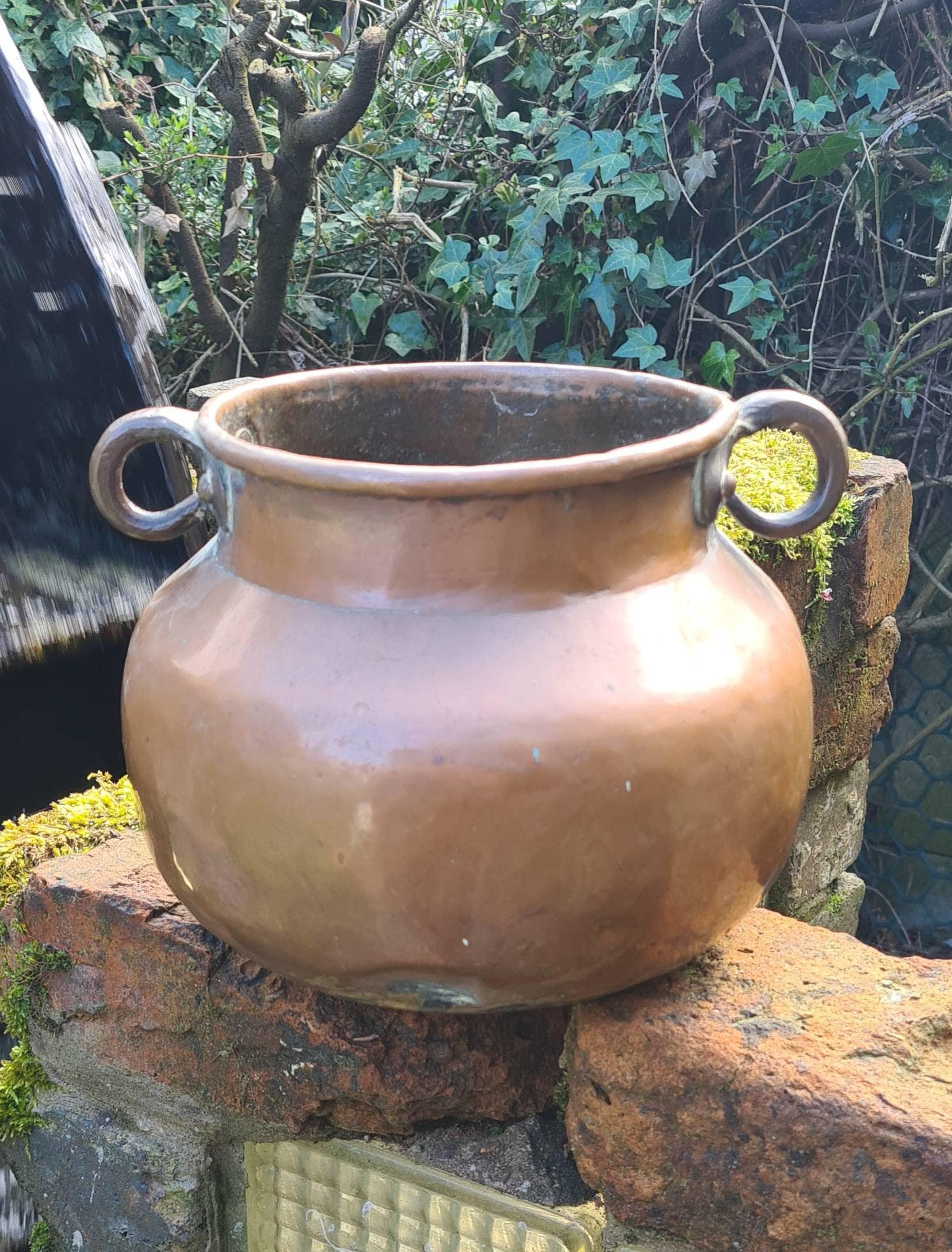 Antique Handmade French Copper Witches Cauldron Jardinere | Etsy
