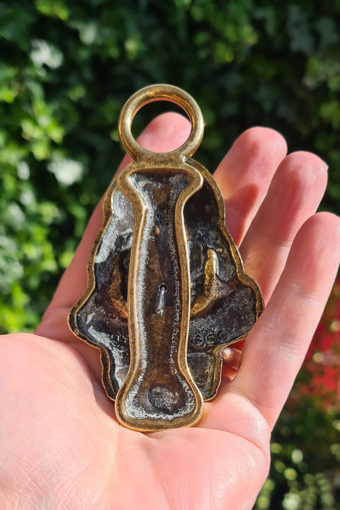 Antique Brass Extremely Rare Witch of Wookey Hole Paperclip, Witchcraft ...