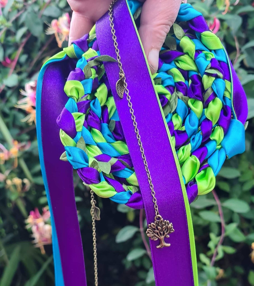 Custom Handfasting Ribbons Made to Your Own Colours, Handfasting Cords ...