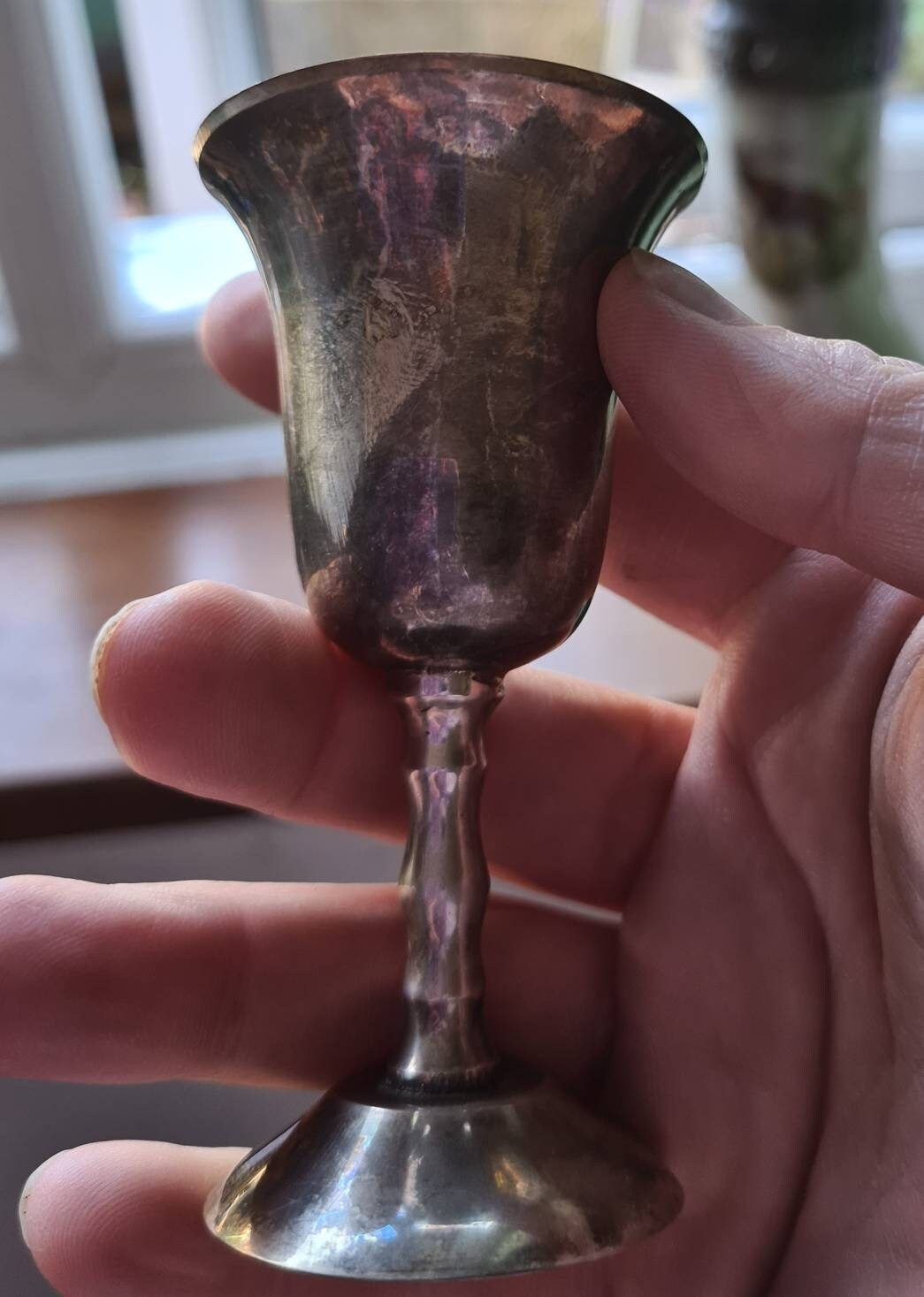 Vintage Silver Chalice Goblet Blessing Cup, Ritual Cup, Pagan ...