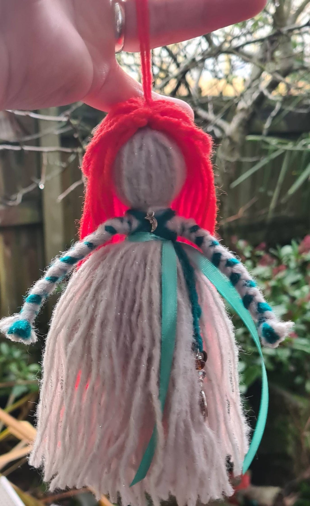 Celtic Goddess Yarn Poppet Doll, Witchcraft, Pagan, Wiccan, Witch - Etsy