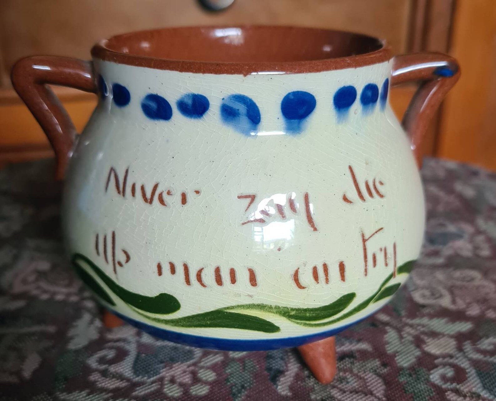 Vintage Motto Ware Longpark Pottery Cauldron Torquay Witches | Etsy UK