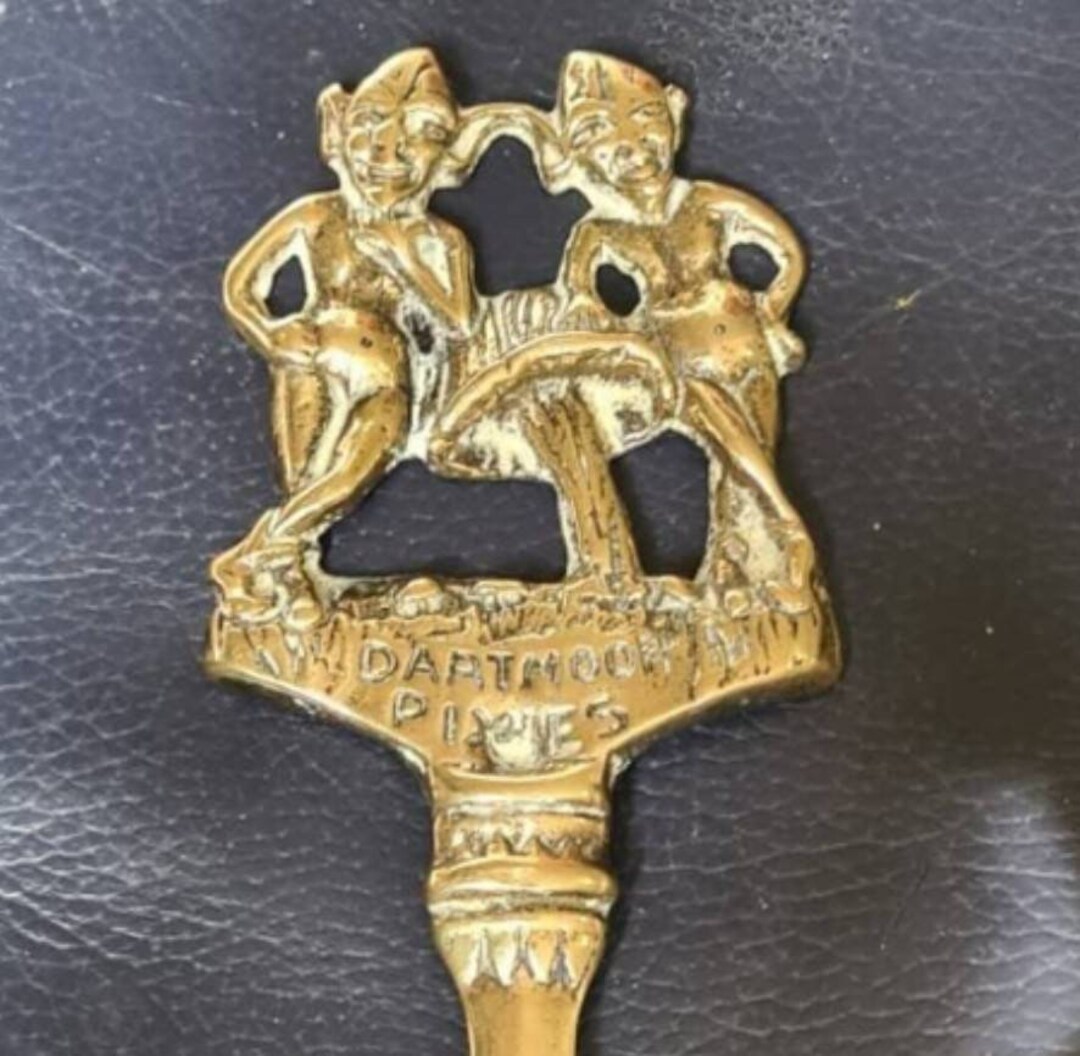 Vintage Brass Pixie Imp Athame, Dartmoor Pixies Letter Opener Ritual ...