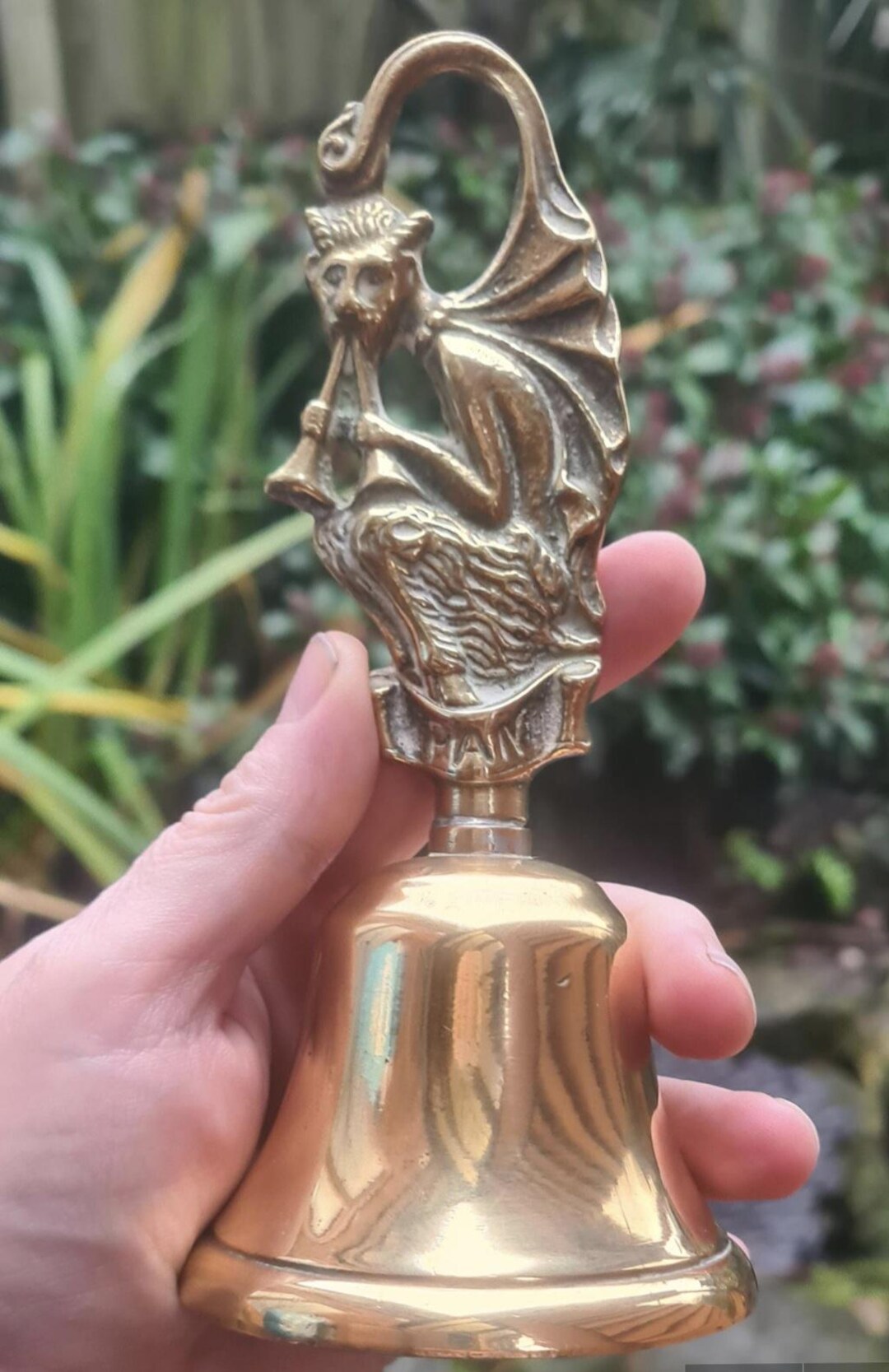 Antique Brass Pan Satyr Altar Bell, Wiccan, Pagan, Witch, Witchcraft - Etsy