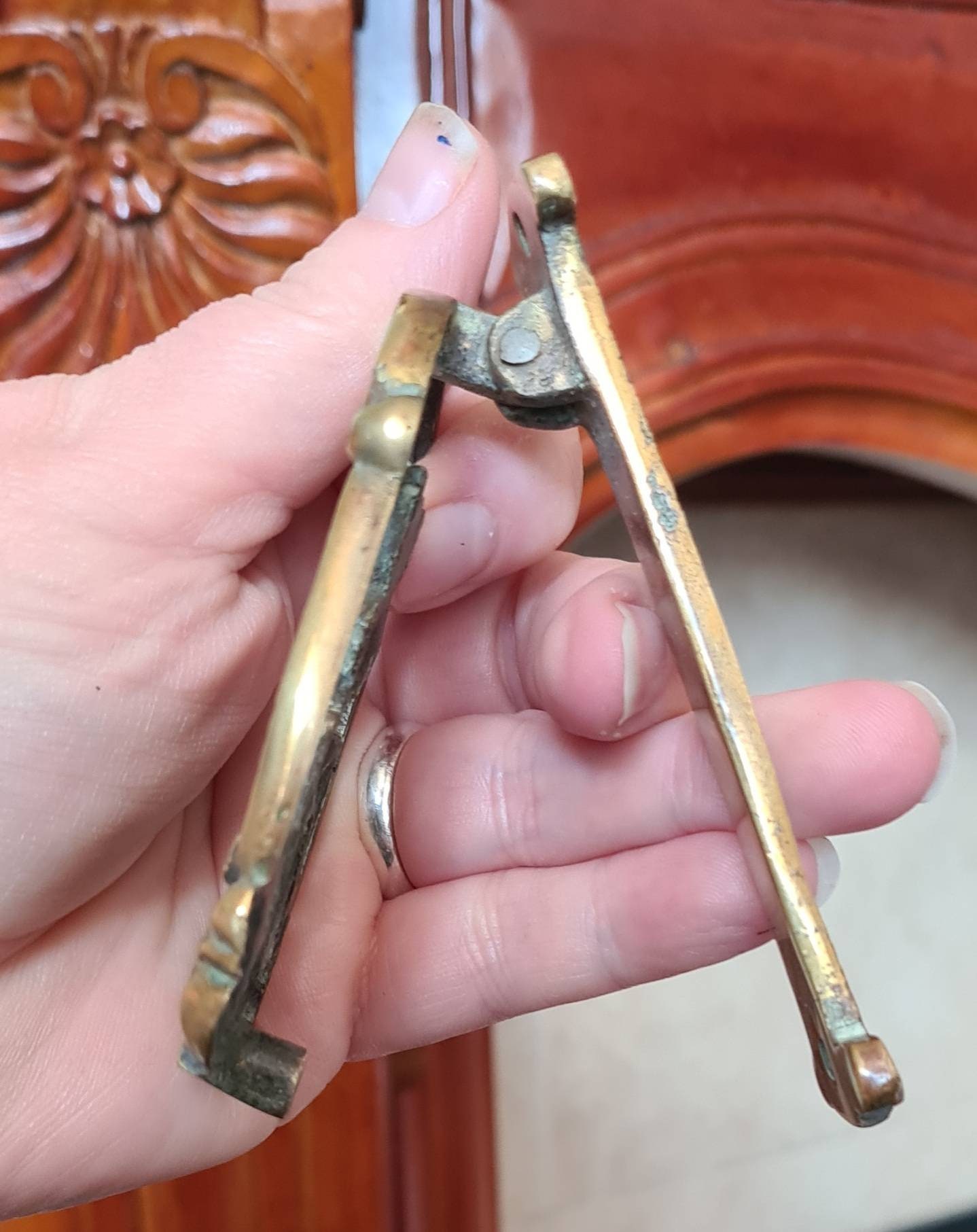 Antique Brass Door Knocker Cornish Piskey Pixie Sat on A - Etsy Hong Kong